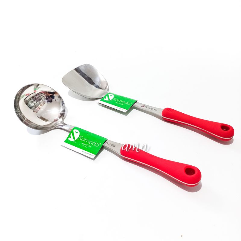 Jual KOMODO Susuk Sutil Spatula Centong Stainless Steel Tebal Panjang ...
