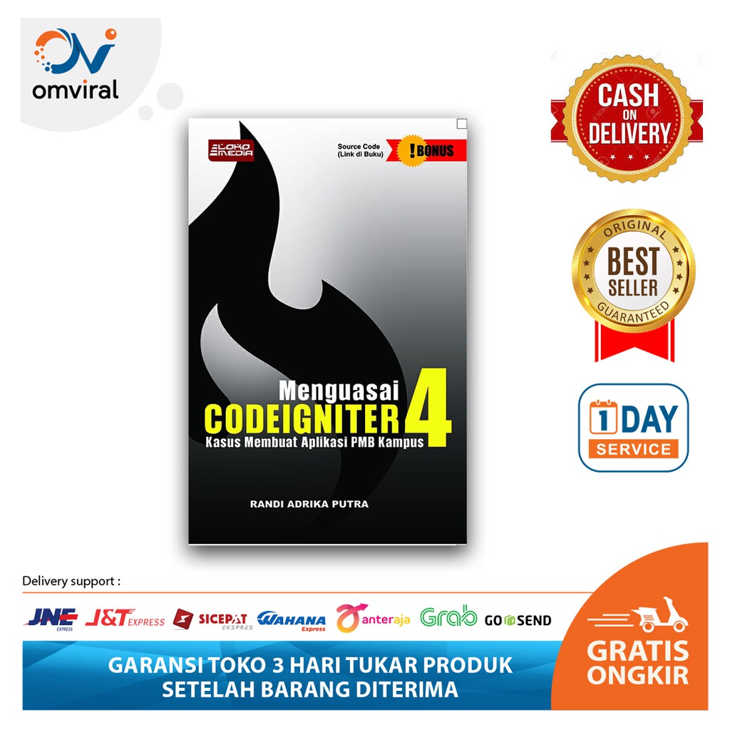 Jual Buku Coding Komputer Pemrograman Web Menguasai Codeigniter 4 Kasus ...