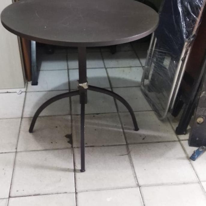 Jual Meja Makan Bulat Bahan Besi Kaki Besi Yuninurani129 | Shopee Indonesia