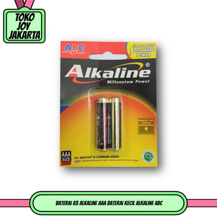 Jual Baterai A3 Alkaline AAA Baterai Kecil Alkaline ABC | Shopee Indonesia