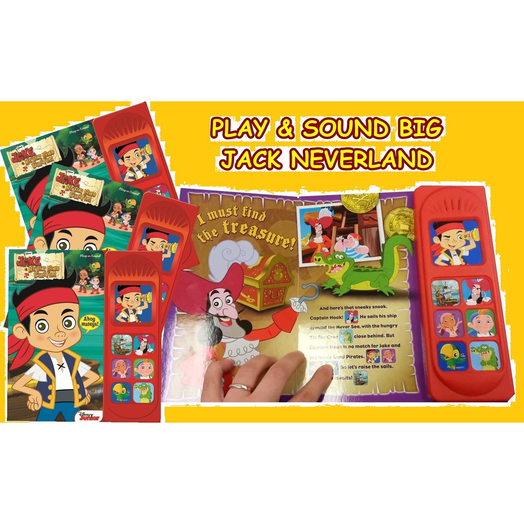 Jual PLAY A SOUND JAKE NEVERLAND PIRATES ( BUKU CERITA & BUKU MUSIK ...