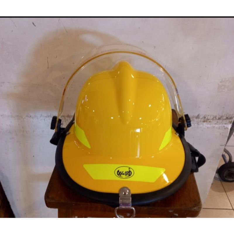 Jual Helm pemadam kebakaran asgard fullgard warna kuning | Shopee Indonesia