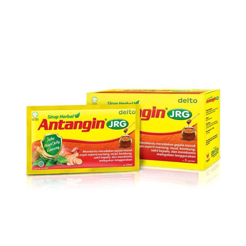 Jual ANTANGIN SIRUP HERBAL 1 Box 12 Sachet (Plus Madu) | Shopee Indonesia