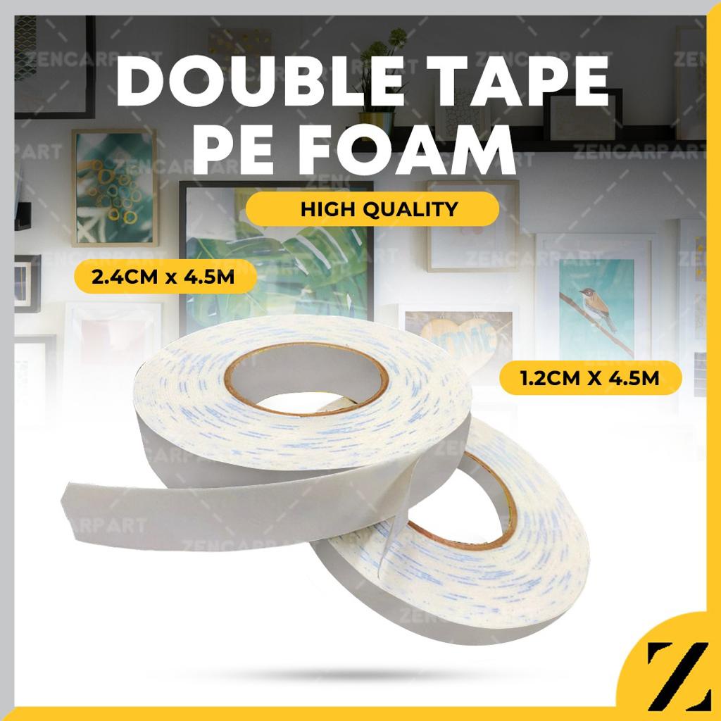 Jual Double Tape Pe Foam Putih Non Batik 5M Busa 4 , 5 M Meter Isolasi ...