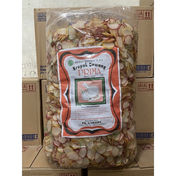 Jual Krupuk Bawang merk Prima 5kg | Shopee Indonesia