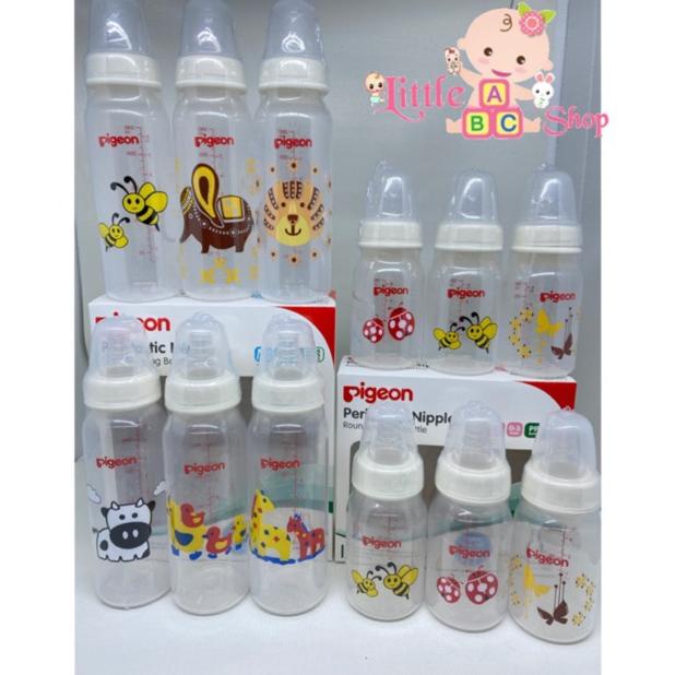 Jual Pigeon Peristaltic Nipple Round Nursing Bottle 240Ml 120Ml 50Ml 1Pcs (Satuan) / Pigeon ...