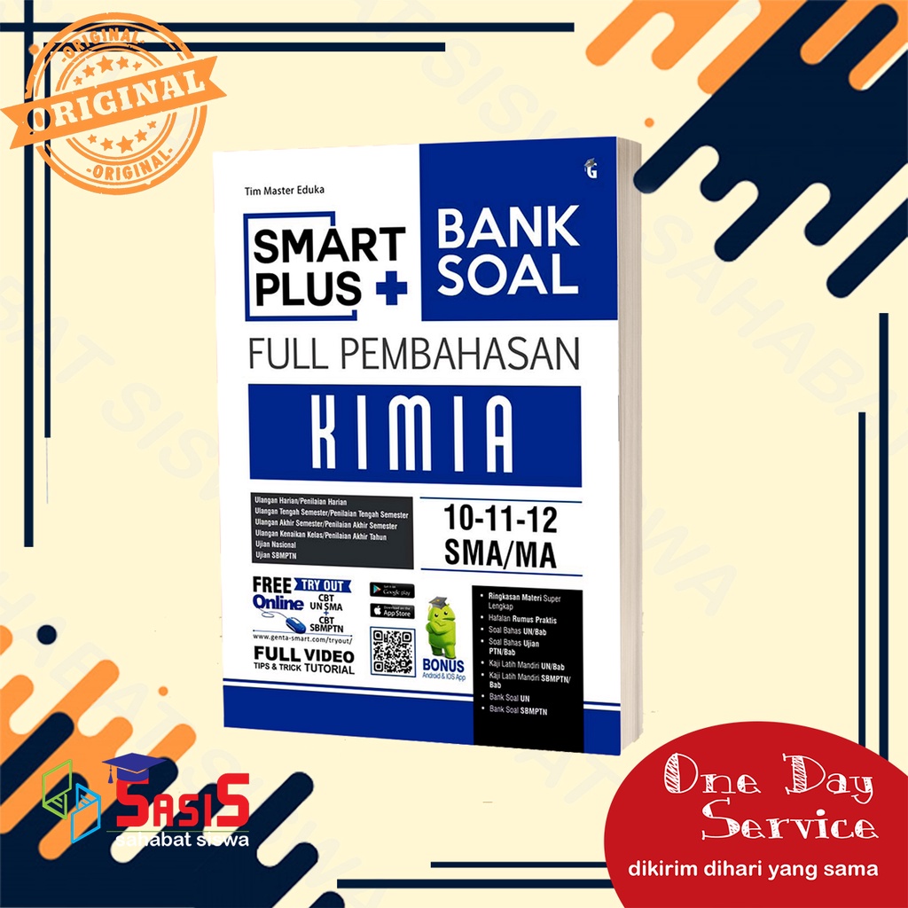 Jual BUKU KIMIA SMA, SMART PLUS KIMIA SMA/MA BANK SOAL FULL PEMBAHASAN | Shopee Indonesia