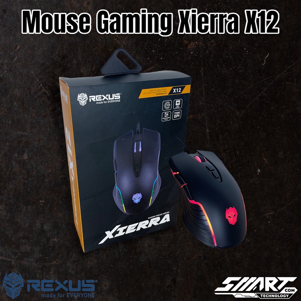 Jual Mouse Gaming Rexus Xierra X12 | Shopee Indonesia