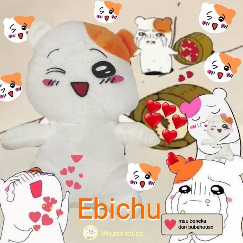 Jual Boneka Ebichu Hamster Hamtaro Meme | Shopee Indonesia