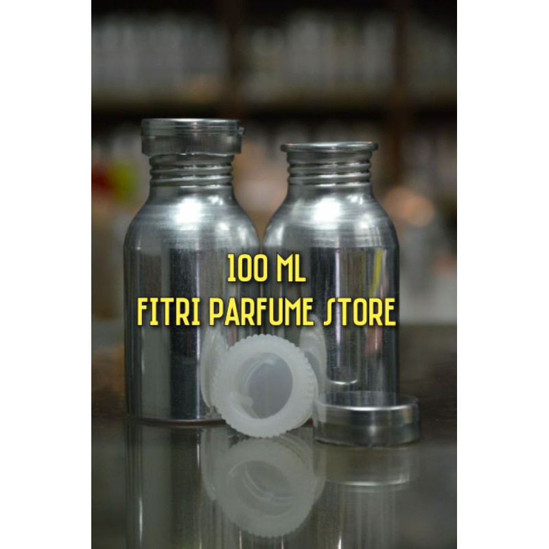 Jual Botol kaleng tabung parfum alumunium 100ml | Shopee Indonesia