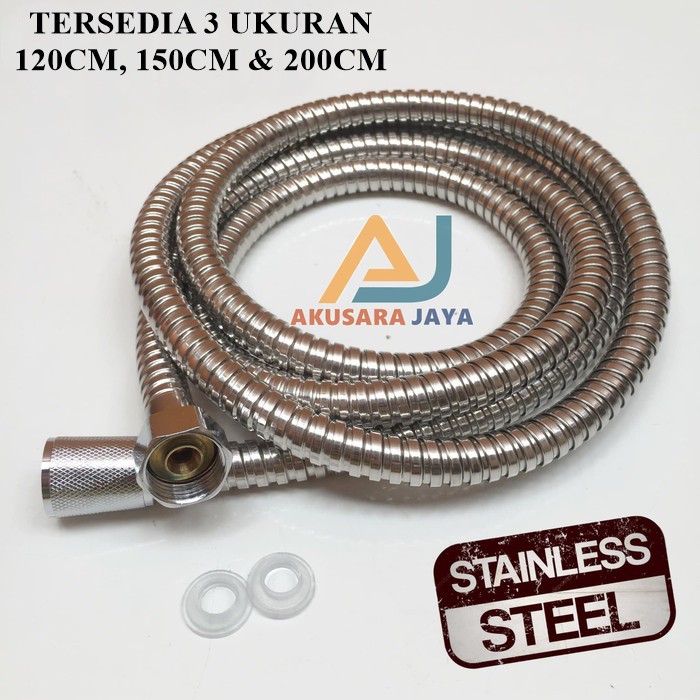 Jual Selang Shower / Selang Flexible Shower STAINLESS SLV | Shopee ...