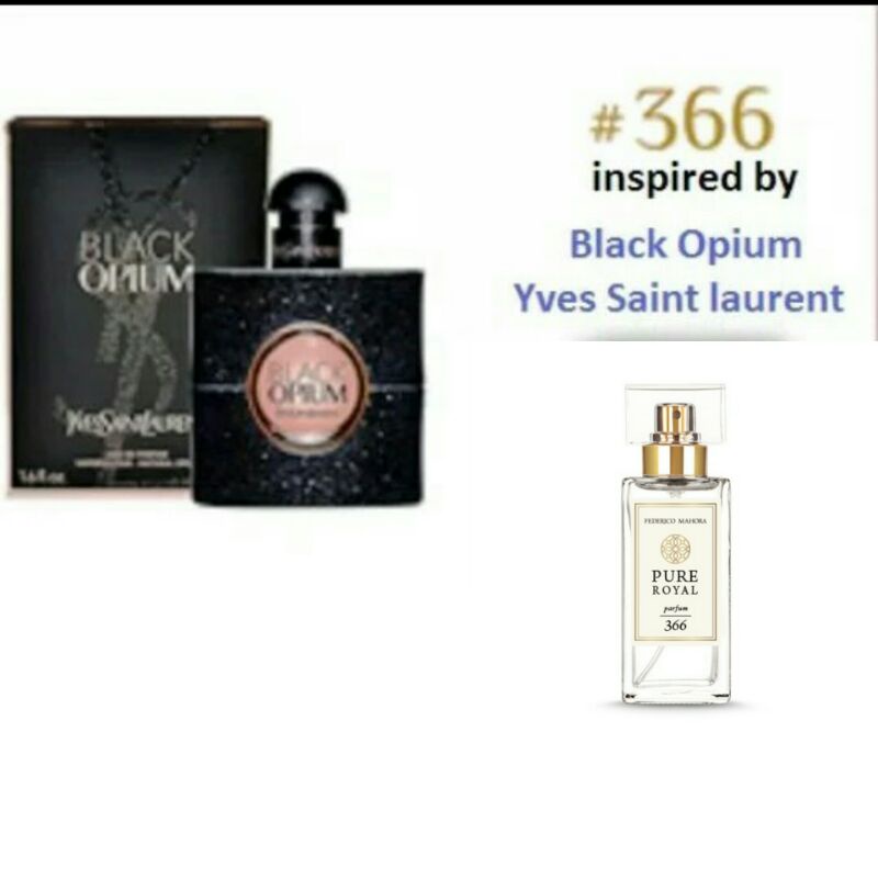 Jual PARFUM WANITA FEDERICO MAHORA PURE ROYAL FM 366 YSL - BLACK OPIUM ...