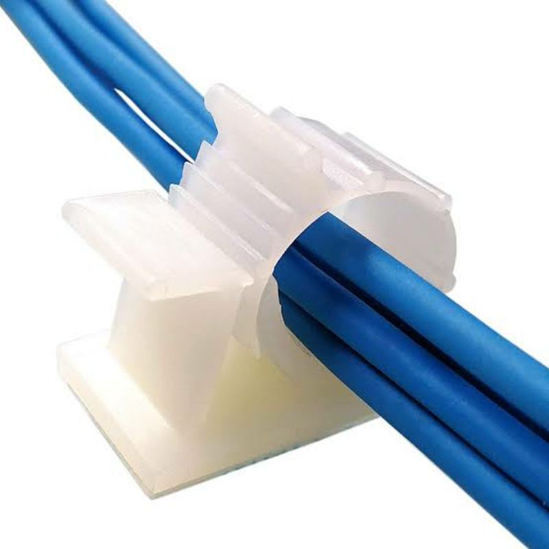 Jual 3M CABLE CLIPS 4 MM TO 8 MM CLAMP KABEL KLEM KLIP TEMBOK KAYU ...