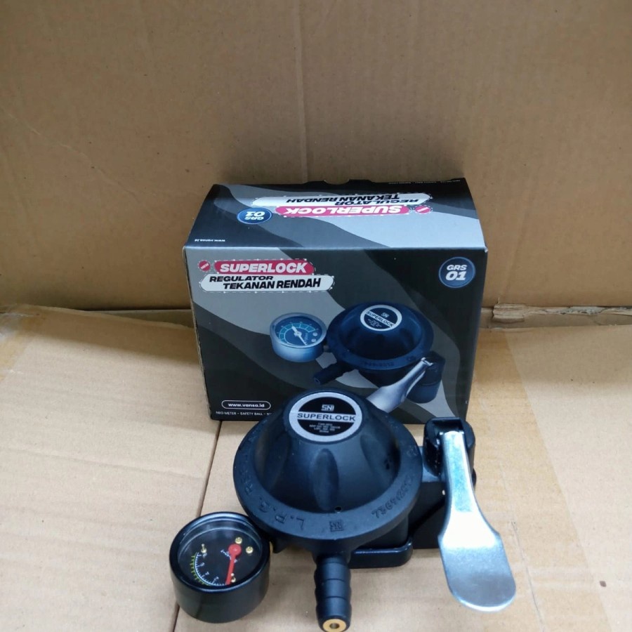 Jual Gascomp GRS-01 Regulator gas tekanan rendah-kepala gas superlock | Shopee Indonesia
