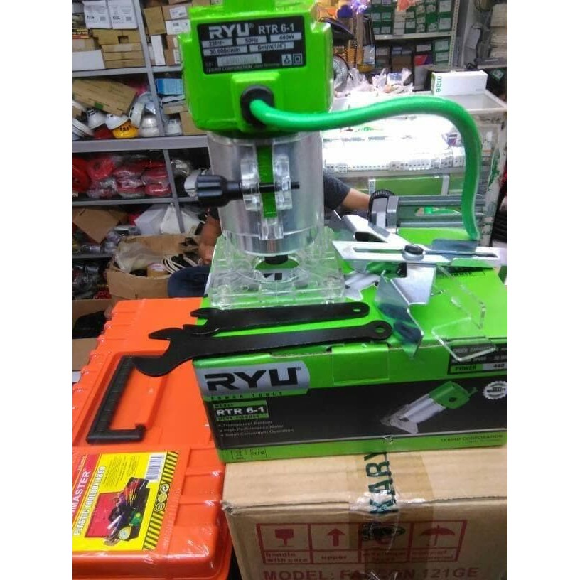 Jual MESIN ROUTER RYU RTR 6-1 / TRIMMER RYU RTR 6-1 / MESIN PROFIL RYU ...