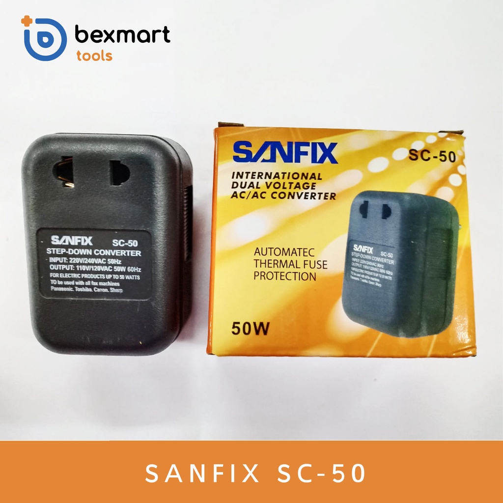 Jual SC 50/ SC50 / SC - 50 Step Down AC converter 220v to 110v 50W ...