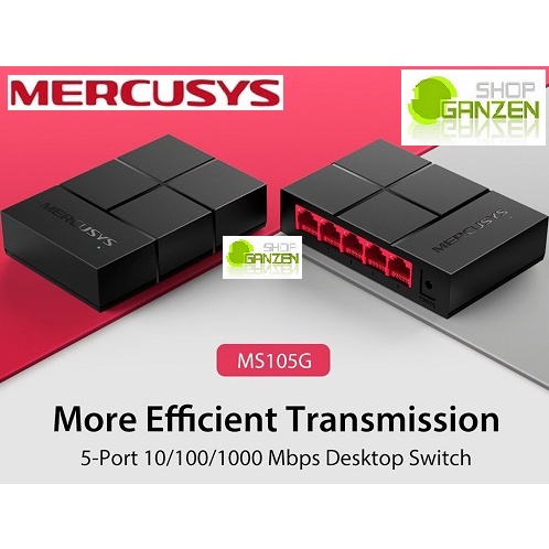 Jual Mercusys MS105G Desktop Switch 5-Port 10/100/1000 Mbps HUB Switch ...