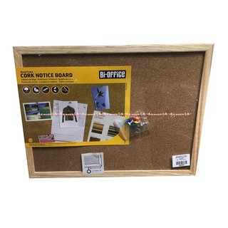 Jual Cork Notice Board 40X30cm Papan Fibre Mading Kayu Gabus Madding ...