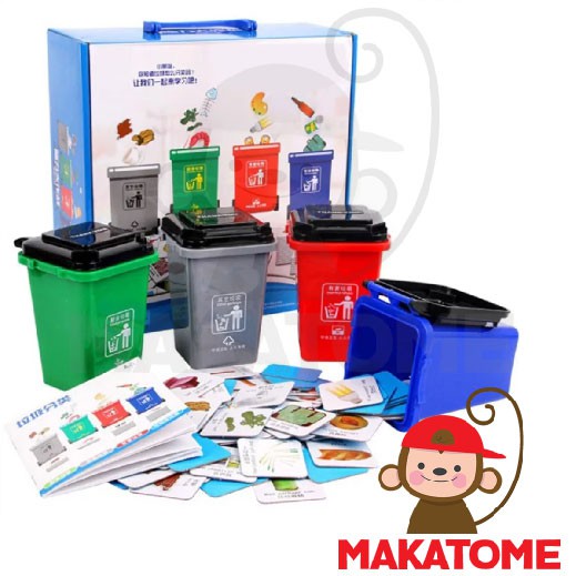 Jual Trash Bin Sorting Game Tempat Sampah memilah recycle | Shopee ...