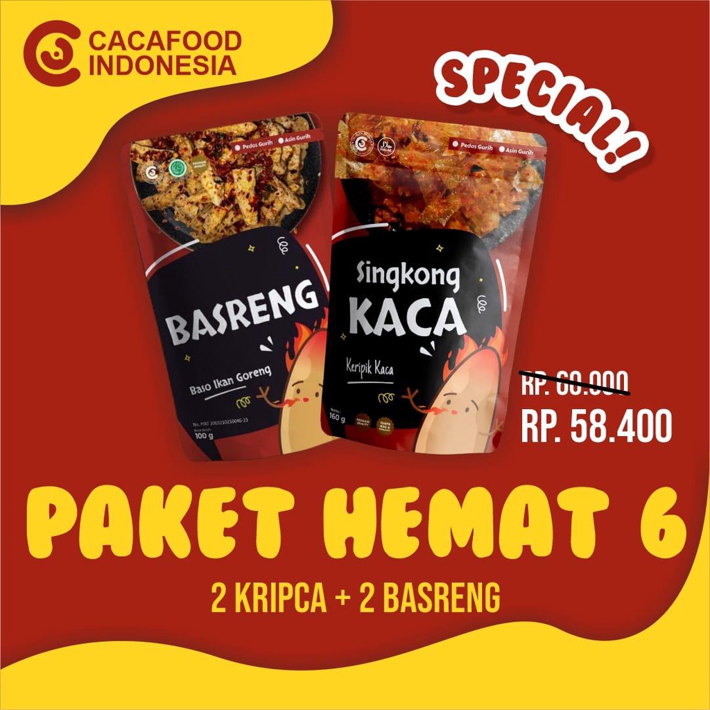Jual PAKET HEMAT 6 (2KRIPCA,2BASRENG) | Shopee Indonesia