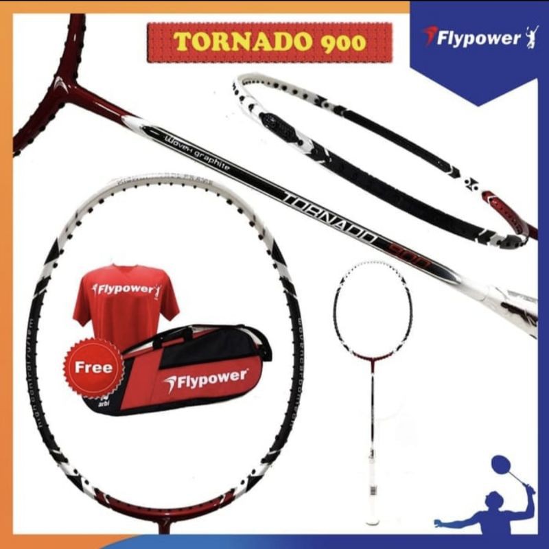 Jual RAKET FLYPOWER TORNADO 900 ORIGINAL | Shopee Indonesia