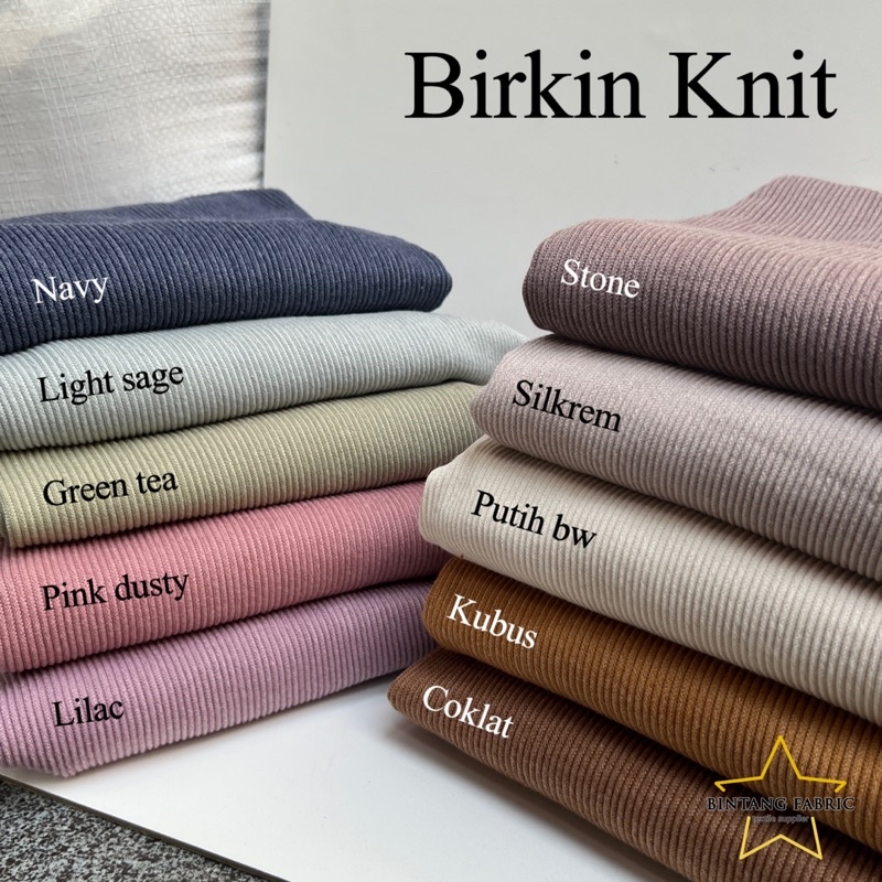 Jual Bahan Kain Birkinn Knit per 0,5 kg | Shopee Indonesia