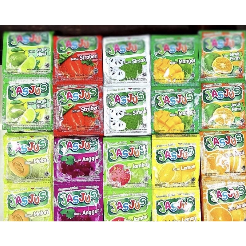 Jual Jasjus Minuman Serbuk Renceng 10 Sachet x 7 gr [aneka rasa ...