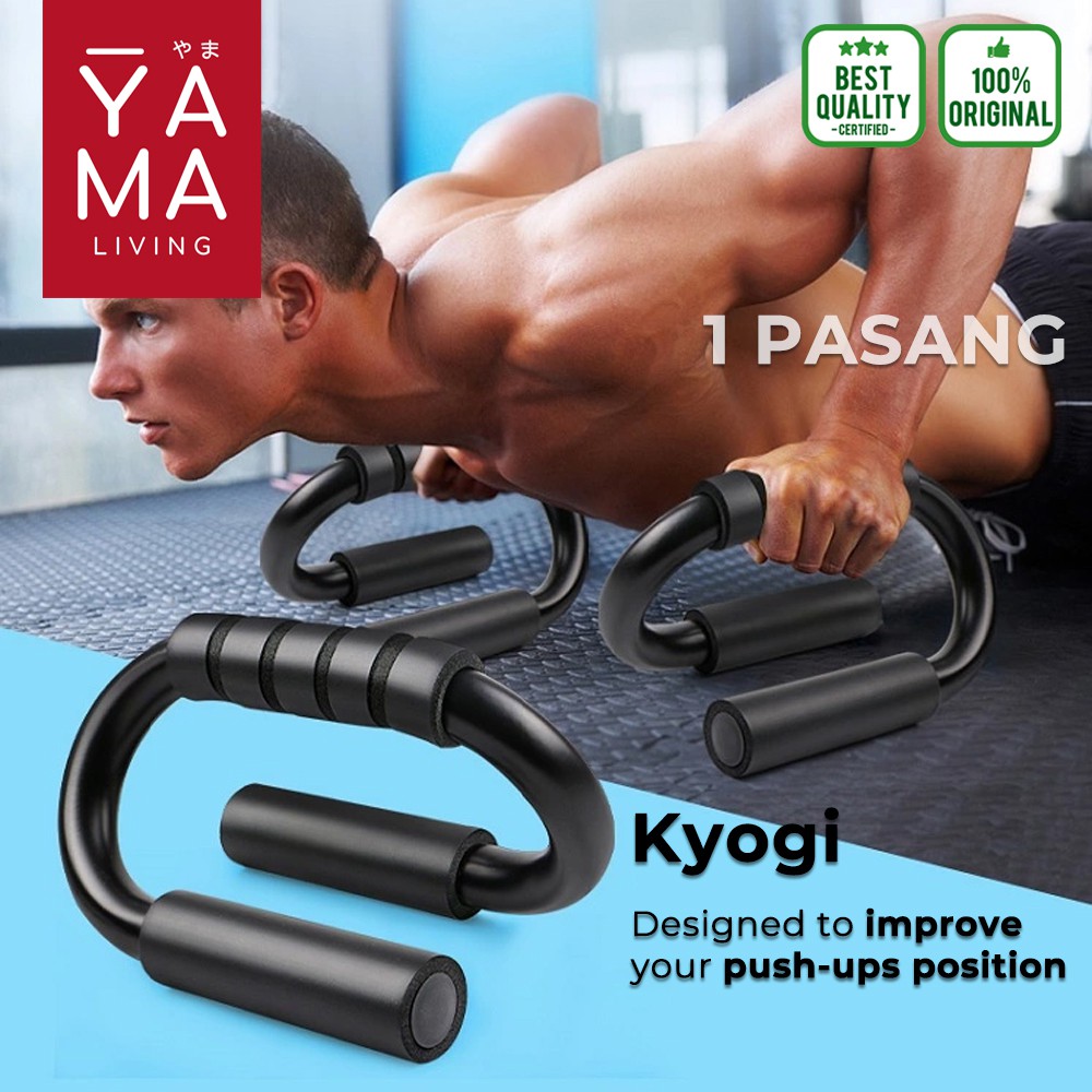 Jual YAMA KYOGI Push Up Stand Bar Alat Bantu Push Up Bar Olahraga ...