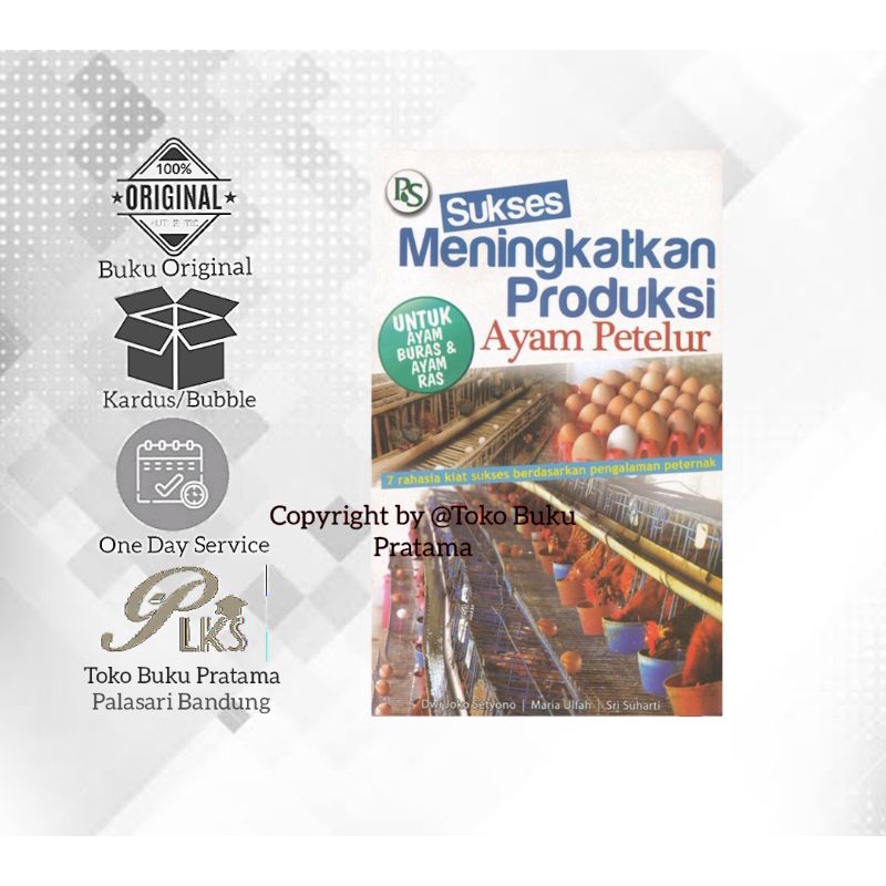 Jual Buku Sukses Meningkatkan Produksi Ayam Petelur | Shopee Indonesia