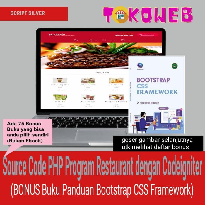 Jual Buku | Source Code Php Program Restaurant Dengan Codeigniter | Shopee Indonesia