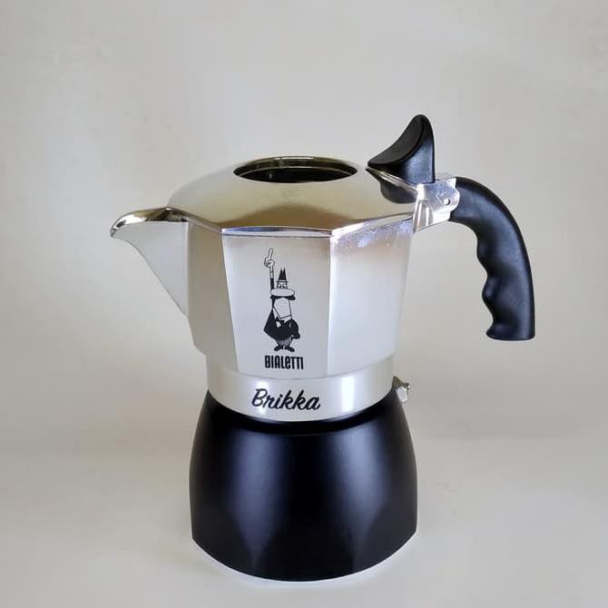 Jual Bialetti Brikka Moka Pot Coffee Maker for 2 Cups | Shopee Indonesia