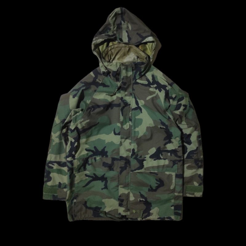 Jual JAKET PARKA ANORAK OLIVE GREEN DRAB CAMO WOODLAND ECW ECWCS FLIGHT ...
