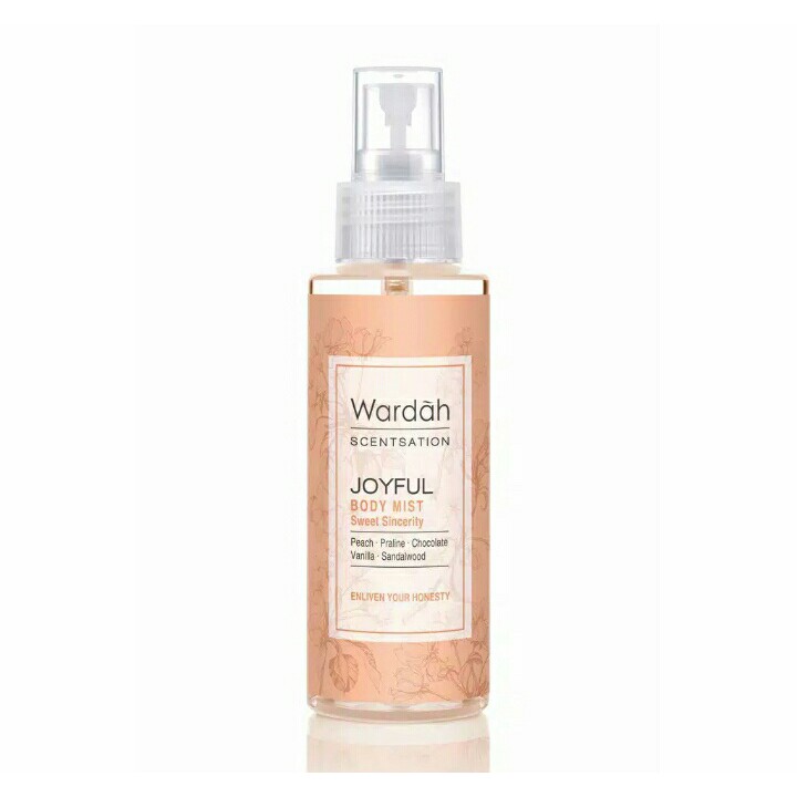 Jual Wardah Scentsation Joyful Body Mist 100 ml | Shopee Indonesia