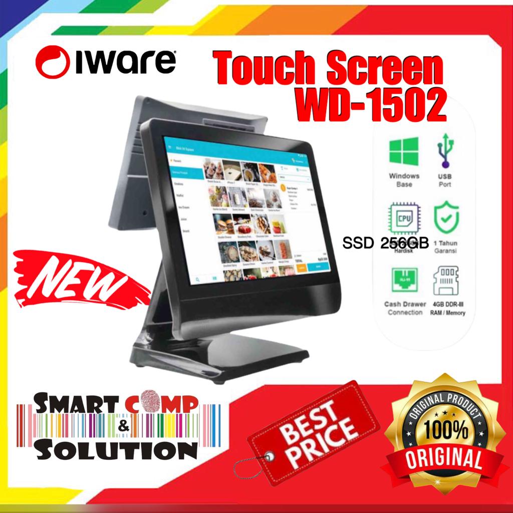 Jual MESIN KASIR ALL IN ONE TOUCHSCREEN POS SYSTEM WD-1502 | WD1502 - ORIGINAL | Shopee Indonesia