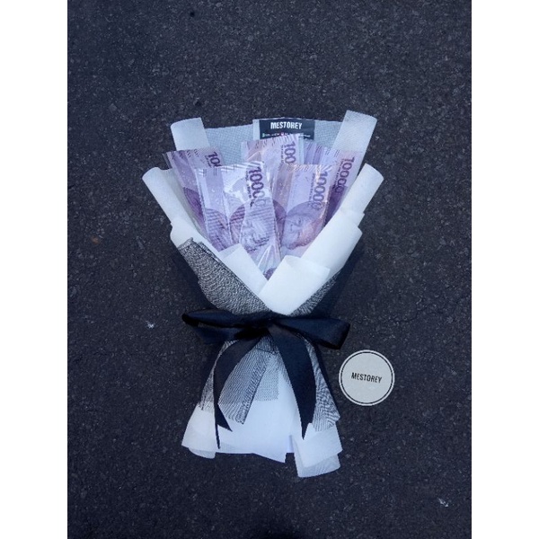 Jual Bouquet/ buket uang mini (5 lembar) | Shopee Indonesia