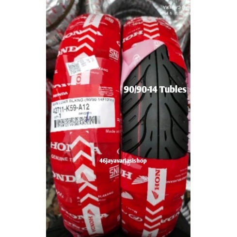 Jual BAN LUAR BELAKANG TUBELESS AHM HONDA RING 14 UKURAN 90/90-14 BAN TUBLES HONDA FEDERAL 42711 ...