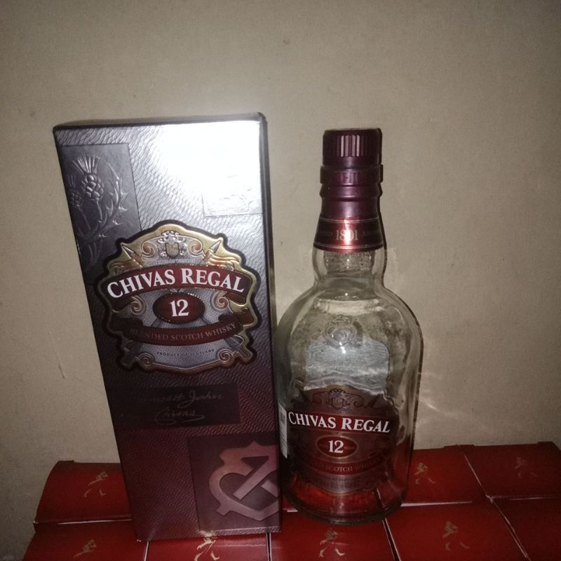 Jual BOTOL BEKAS MIRAS CHIVAS / BOTOL ANTIK DAN UNIK | Shopee Indonesia