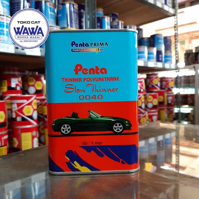 Jual pengencer cat PU Penta super gloss thinner polyurethane slow clear ...