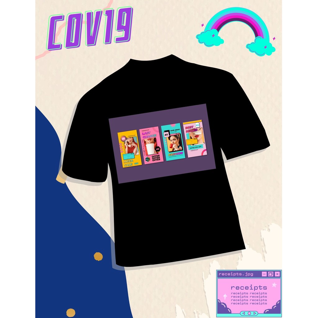 Jual DESIGN BAJU bnb aesthetic custom / kaus estetik | Shopee Indonesia