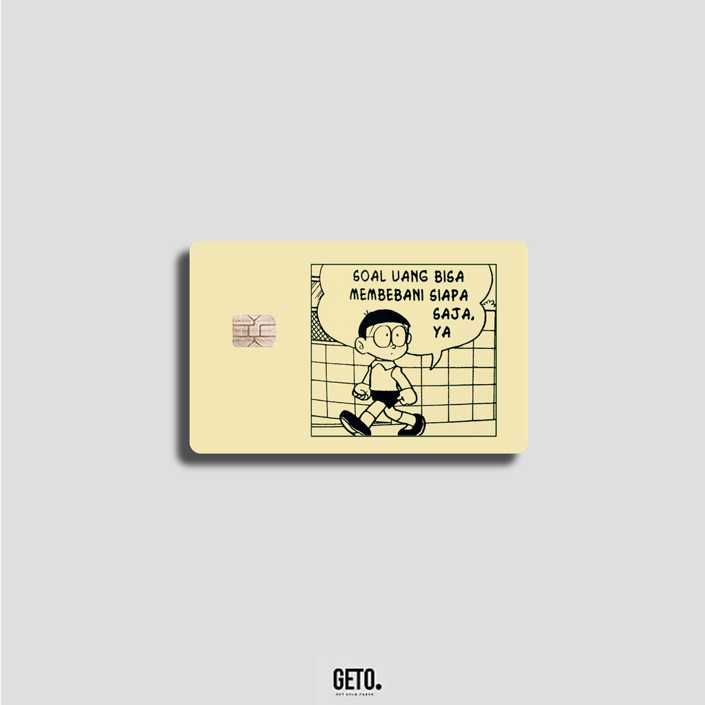 Jual Stiker Sticker Skin Kartu Atm Kartun Doraemon Comic Meme ...