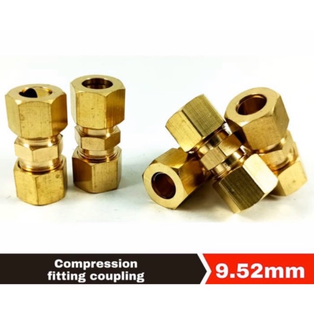 Jual Compression Fitting Nepel Sambungan Selang Tembaga Coupling 952mm ...