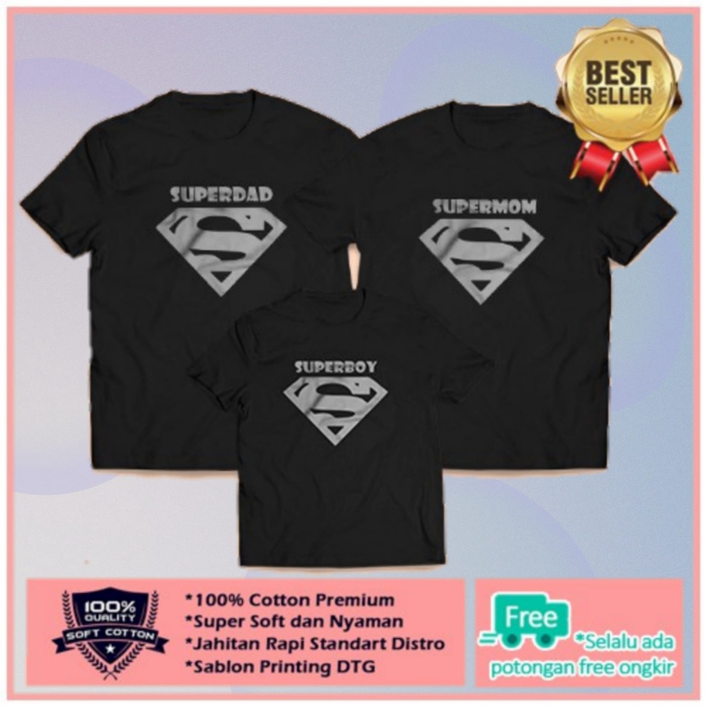 Jual Kaos Couple Keluarga Ayah Ibu Anak / Baju Couple Pasangan/ Custome Kaos Couple Family Anak ...