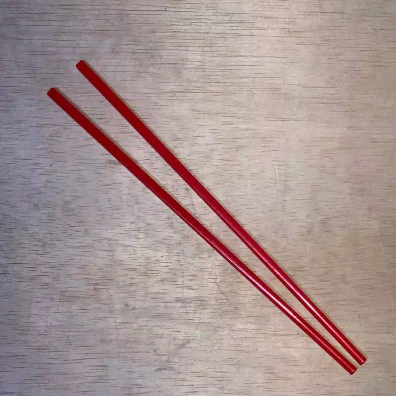 Jual Sumpit Mie Mi Chop Stick Melamine Merah 1 set (2 pcs) | Shopee ...