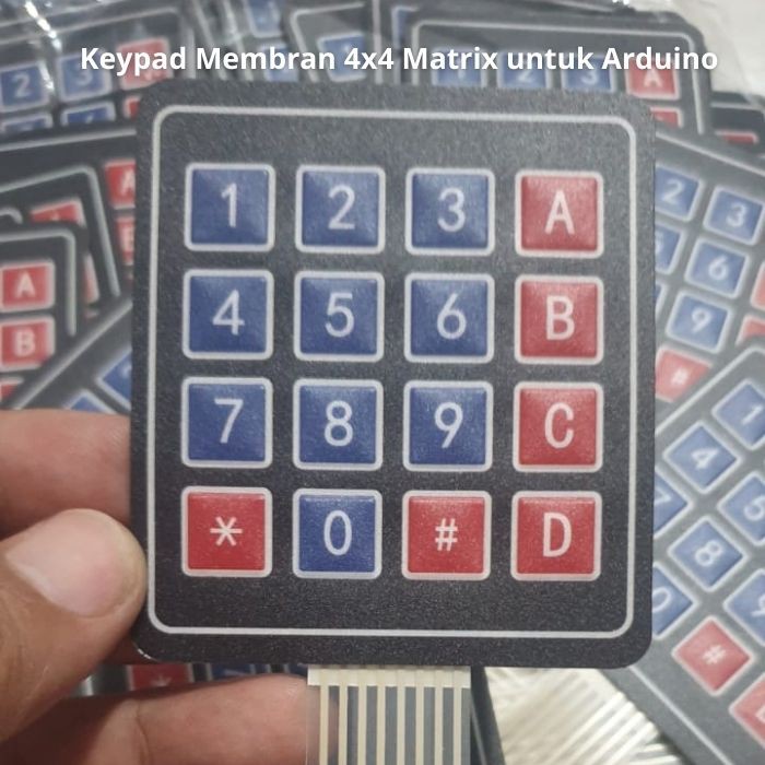 Jual Keypad Membran 4x4 Matrix Arduino 4 X 4 Input Key Pad Membrane