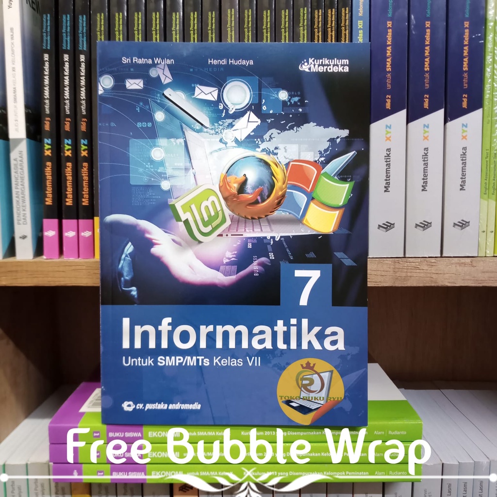 Jual BUKU INFORMATIKA KELAS 7 SMP/ MTS KURIKULUM MERDEKA PUSTAKA ANDROMEDIA | Shopee Indonesia