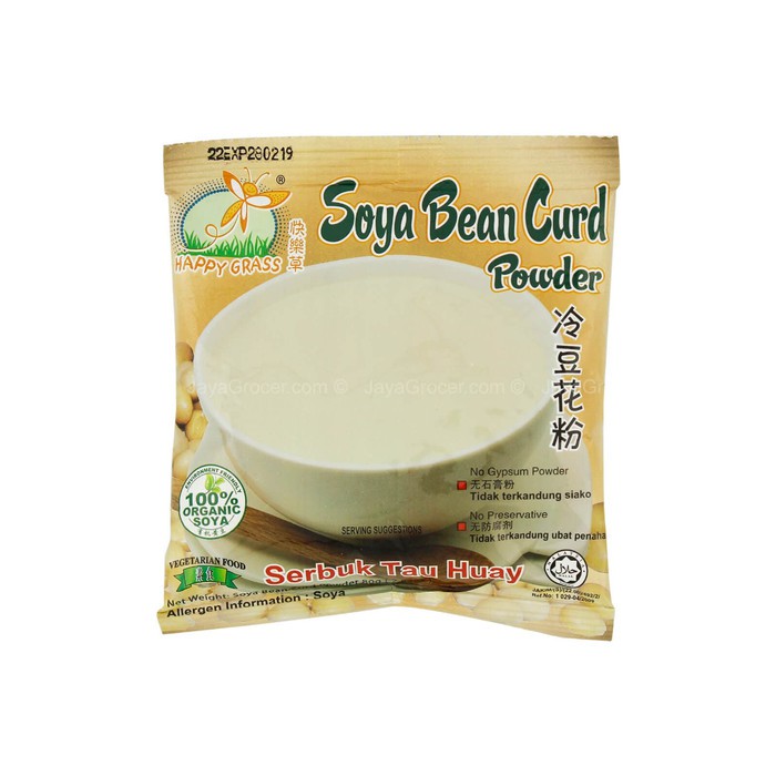 Jual [HALAL] Happy Grass Soya Bean Curd Powder 80gr / Bubuk Tau Huay ...