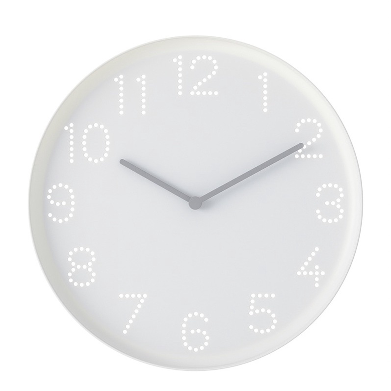 Jual IKEA Tromma Wall Clock Jam Dinding Polos White Polypropylene ...