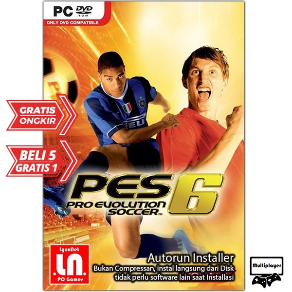 Jual Pro Evolution Soccer 6 - PES6 - PC Game Sport - Download Langsung ...
