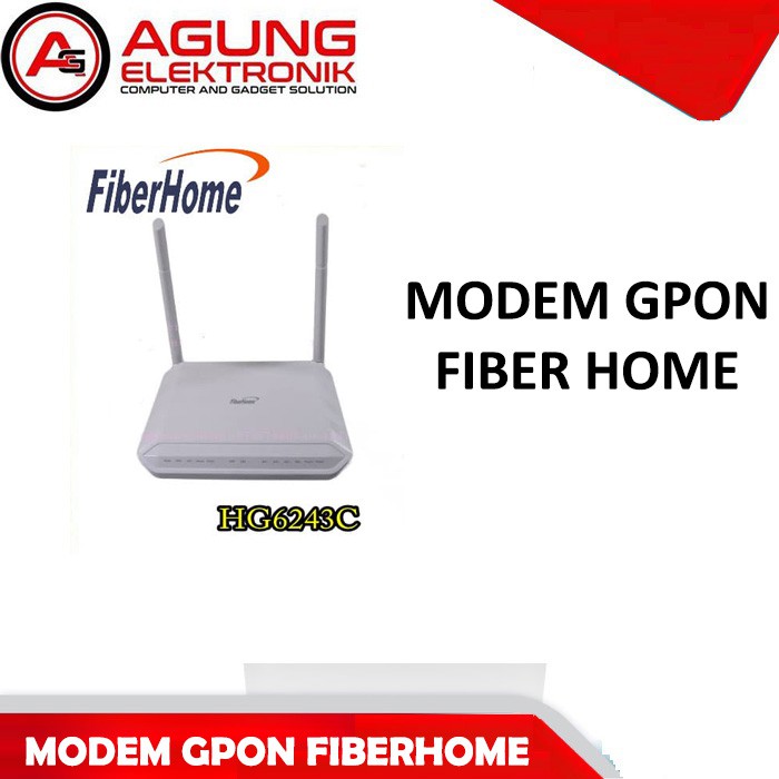 Jual MODEM WIFI GPONT ONT FIBER HOME HG6243C MURAH | Shopee Indonesia