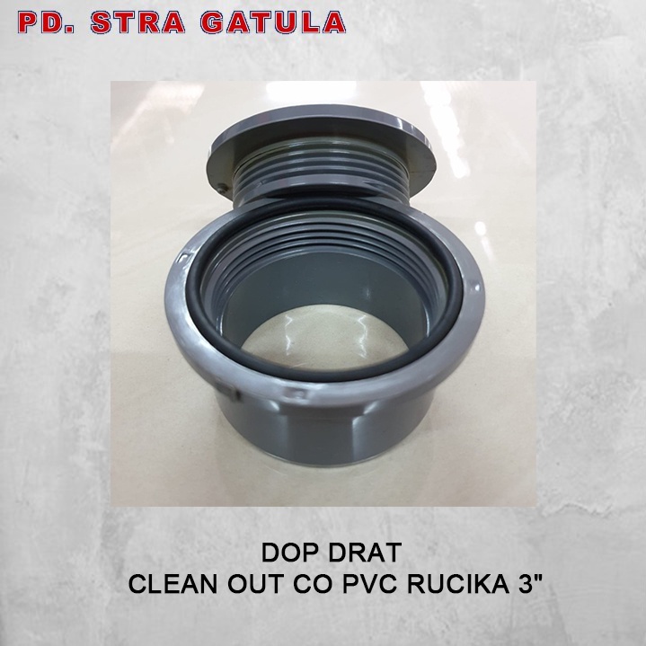 Jual Dop Drat - Clean Out CO PVC Rucika 3" | Shopee Indonesia